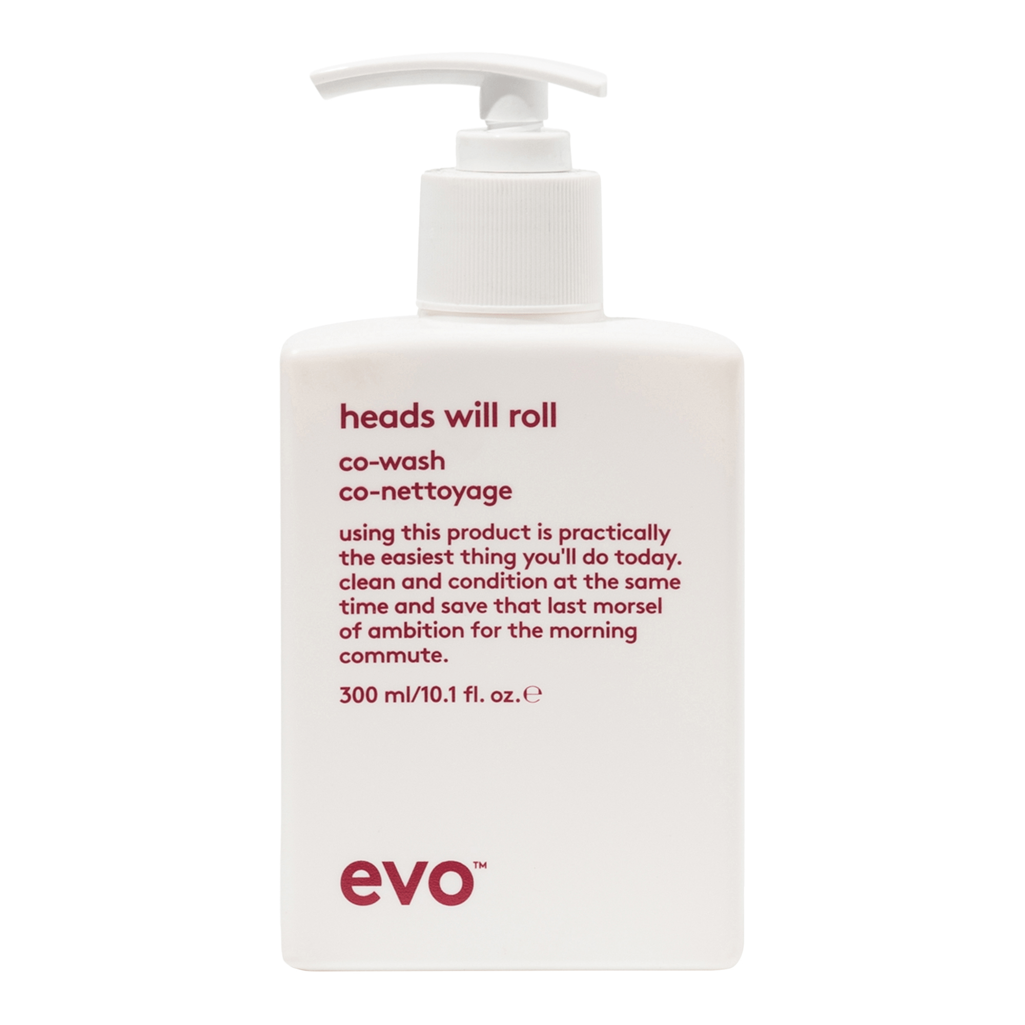 evo heads will roll co-wash 300ml NZ | Adore Beauty
