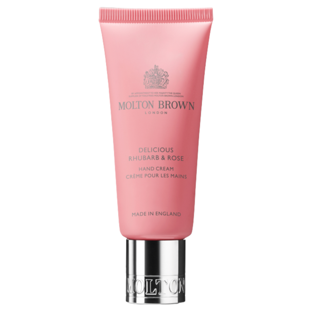 Molton Brown Delicious Rhubarb & Rose Hand Cream 40ml NZ | Adore Beauty