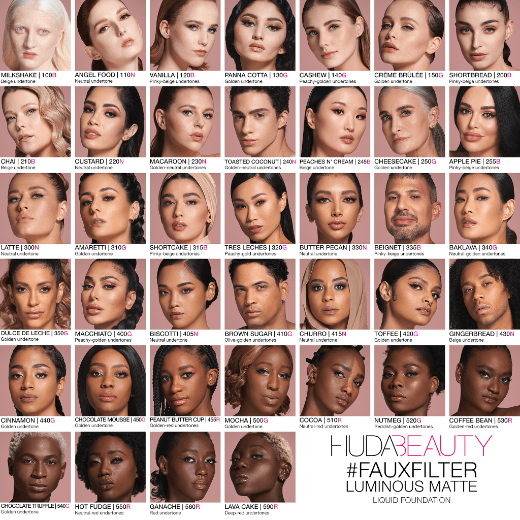 Huda Beauty #FauxFilter Luminous Matte Liquid Foundation NZ | Adore Beauty