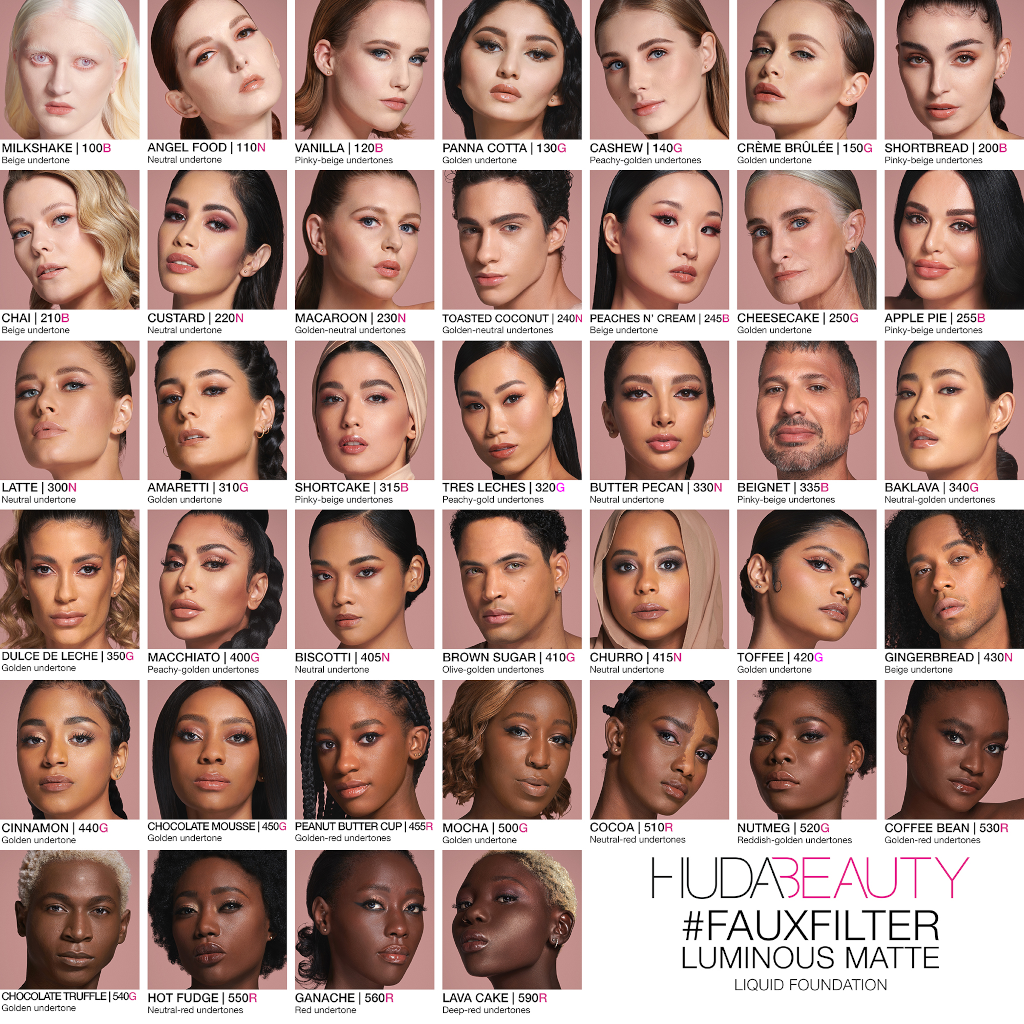 Huda Beauty #FauxFilter Luminous Matte Liquid Foundation NZ | Adore Beauty