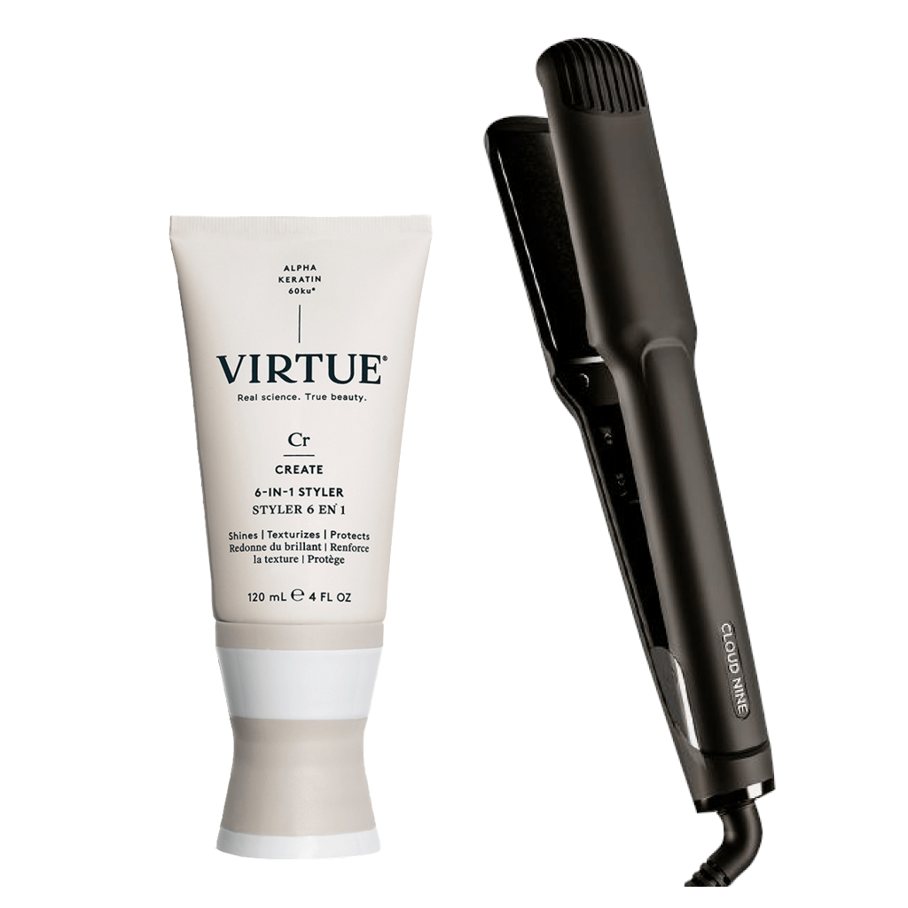 CLOUD NINE The Wide Iron + Virtue 6-in-1 Styler Bundle NZ | Adore Beauty