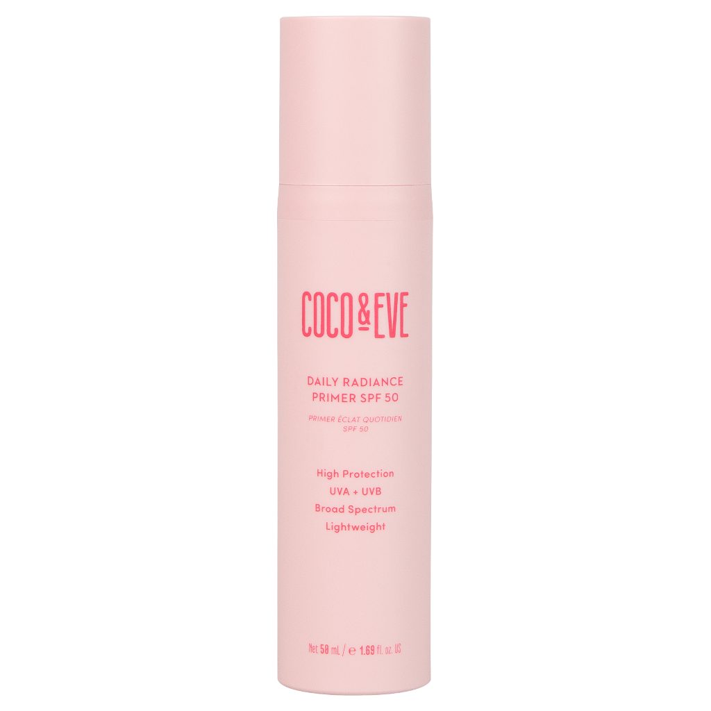 Coco & Eve Daily Radiance Primer SPF50 NZ | Adore Beauty