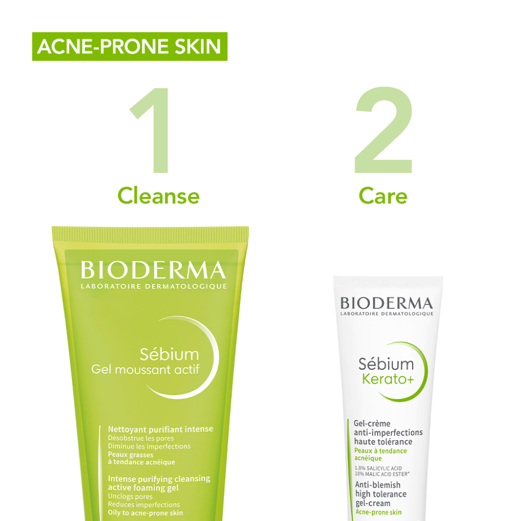 Bioderma Sébium Kerato+ Anti-blemish Treatment Gel Cream for Acne-prone ...