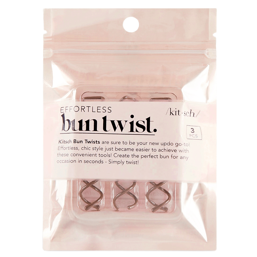 Kitsch KitschPRO Bun Twist 3pc - Brown NZ | Adore Beauty