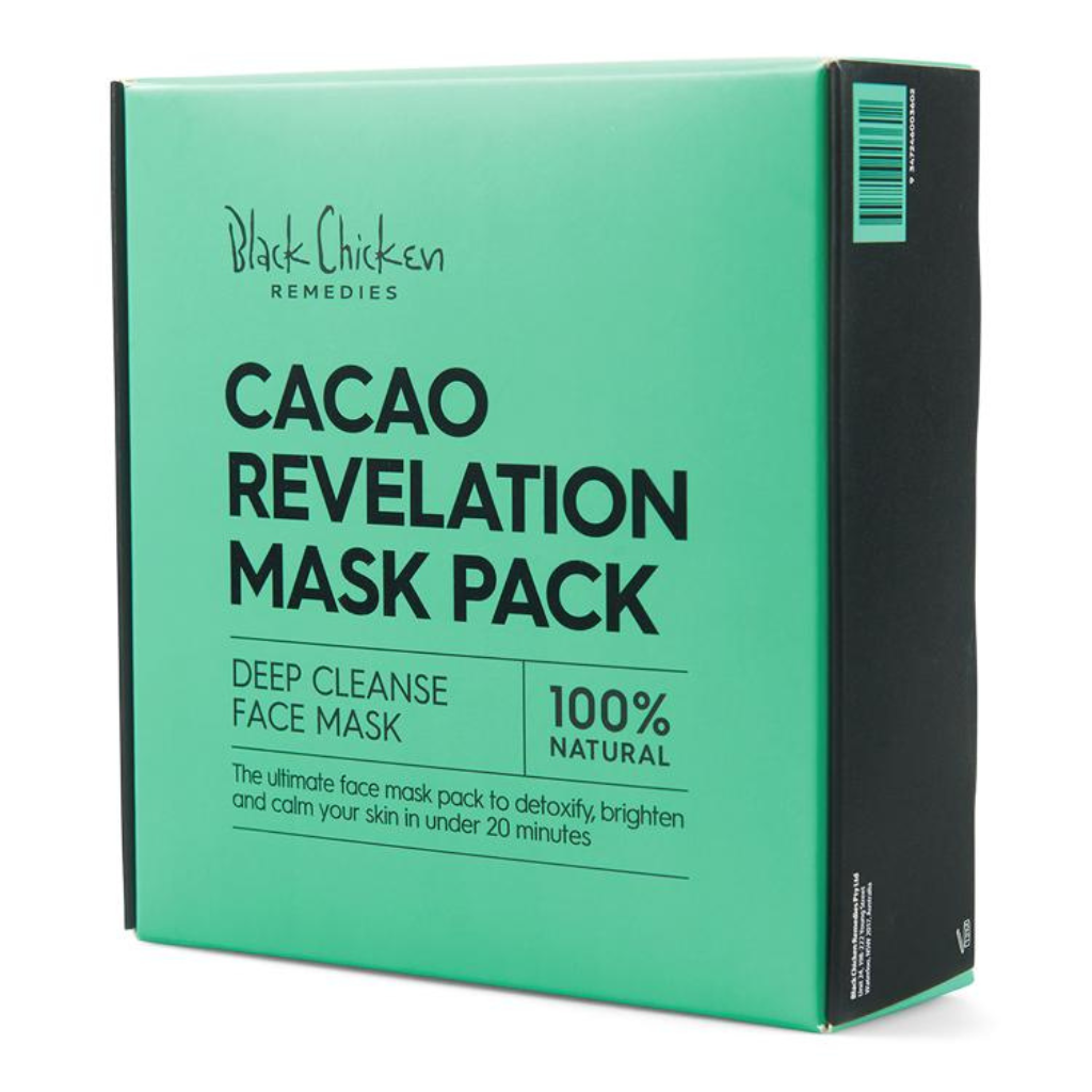 Black Chicken Remedies Cacao Revelation Mask - Natural Face Mask Pack ...
