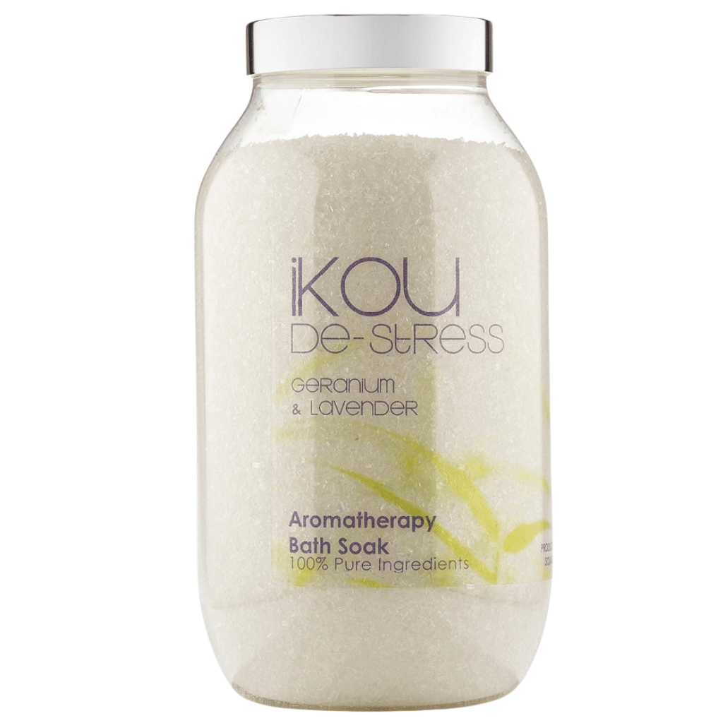 IKOU De-Stress Aromatherapy Bath Soak 850g Jar NZ | Adore Beauty