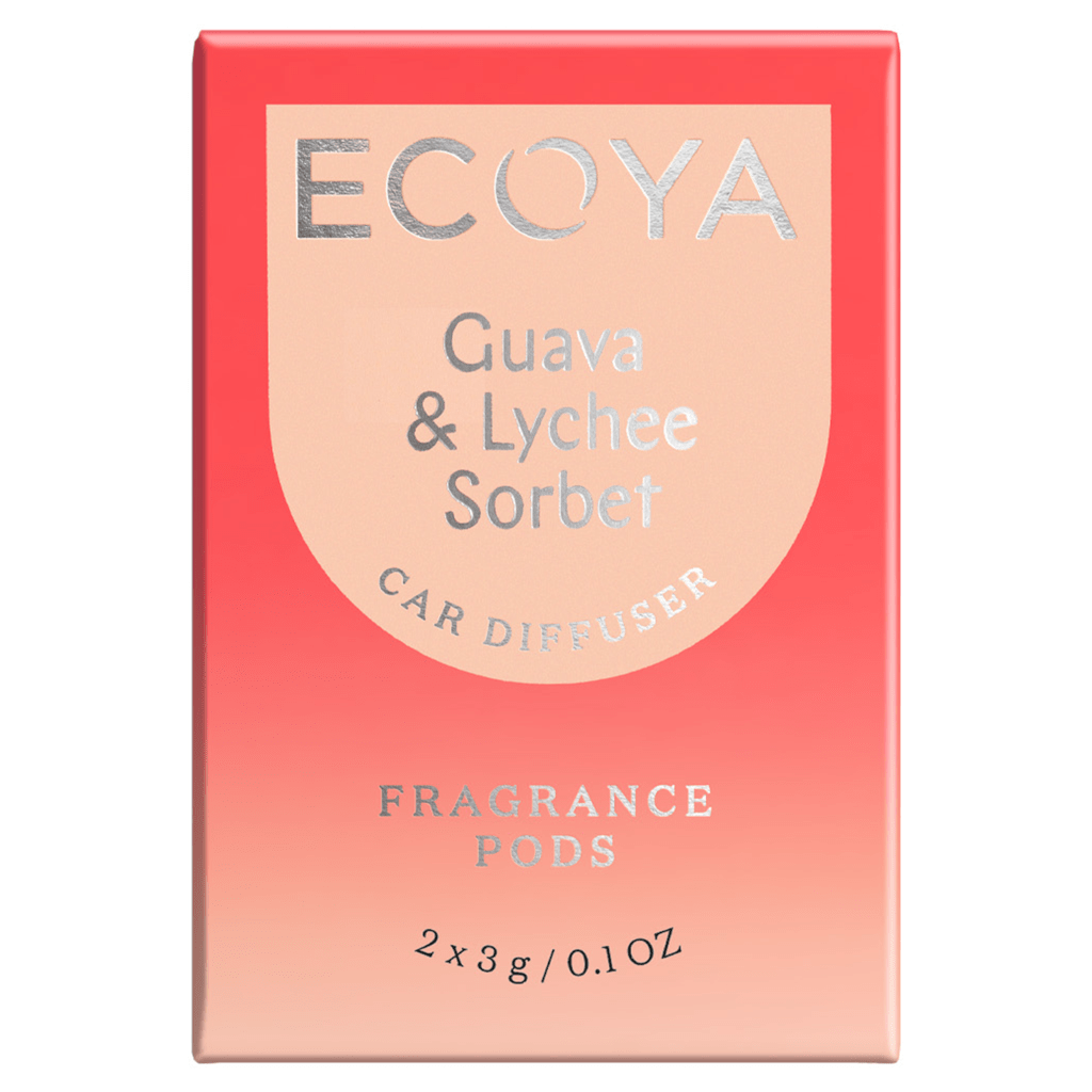 ECOYA Guava & Lychee Sorbet Car Diffuser Refill NZ | Adore Beauty