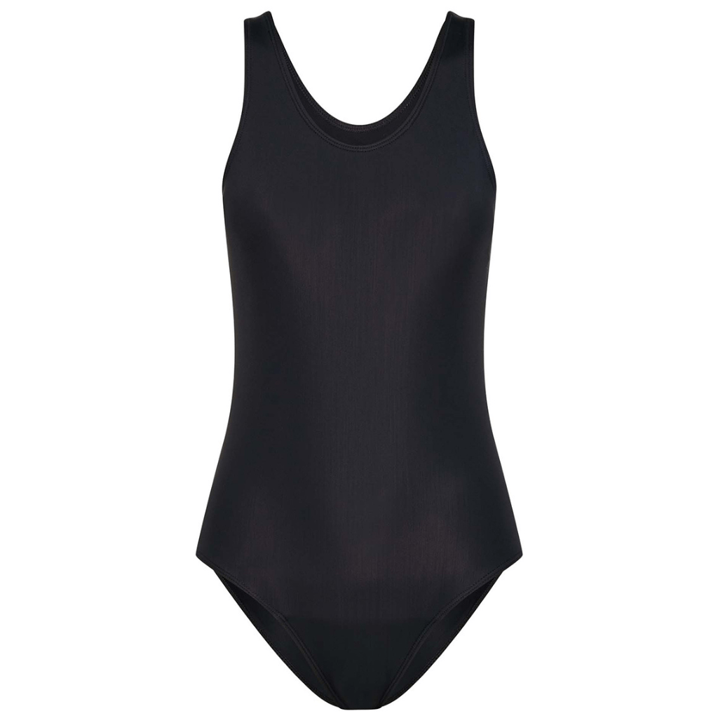 Modibodi Teen Swimwear Racerback One Piece Light-Moderate Black NZ ...