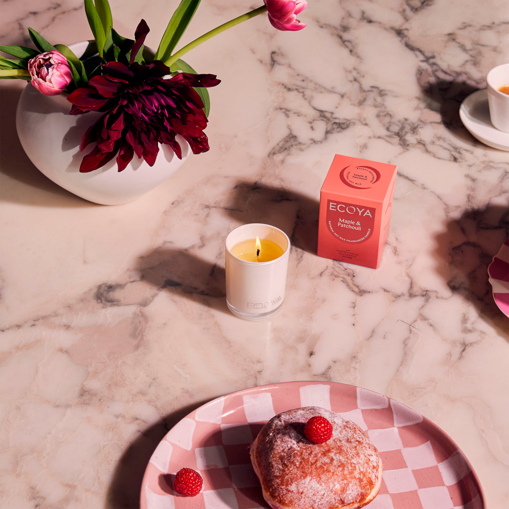 ECOYA Maple & Patchouli Mini Madison Candle 80g NZ | Adore Beauty