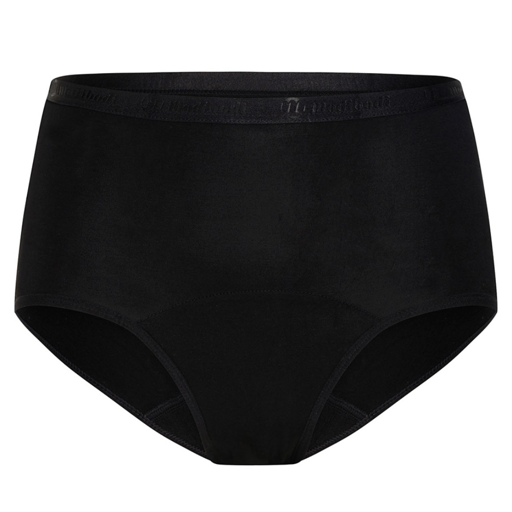 Modibodi Classic Full Brief Moderate-Heavy Black NZ | Adore Beauty