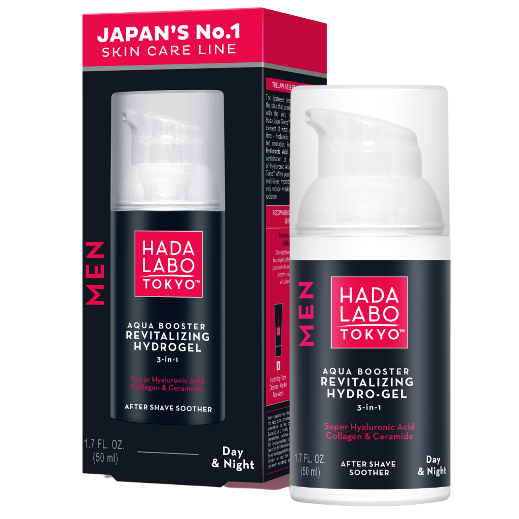 Hada Labo Men's Aqua Booster Revitalising Hydro Gel 50ml NZ | Adore Beauty
