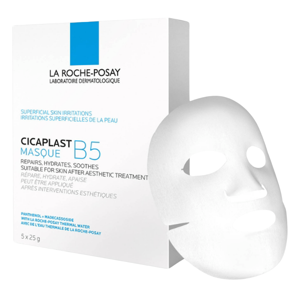 La Roche-Posay Cicaplast Mask B5 Sheet Masks 5 Pack 5x25g NZ | Adore Beauty