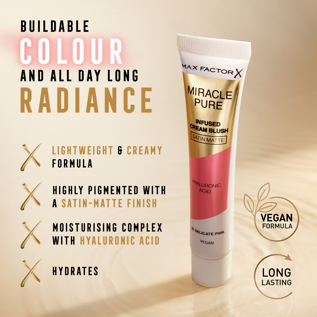 Max Factor Miracle Pure Infused Cream Blush NZ | Adore Beauty