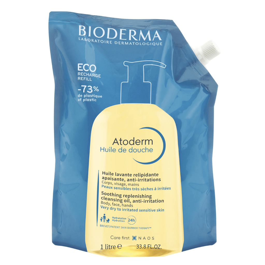 Bioderma Atoderm Ultra-Nourishing Cleansing Shower Oil Eco-Refill 1L NZ ...