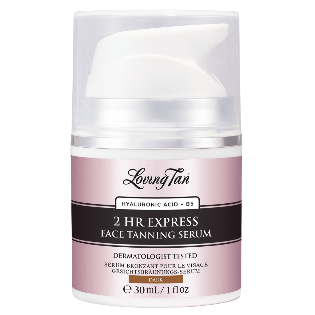 Loving Tan 2 HR Express Face Tanning Serum Dark 30ml NZ | Adore Beauty
