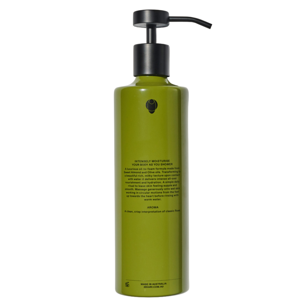 IKKARI Rose Absolute, Neroli, Seabuckthorn Shower Oil NZ | Adore Beauty