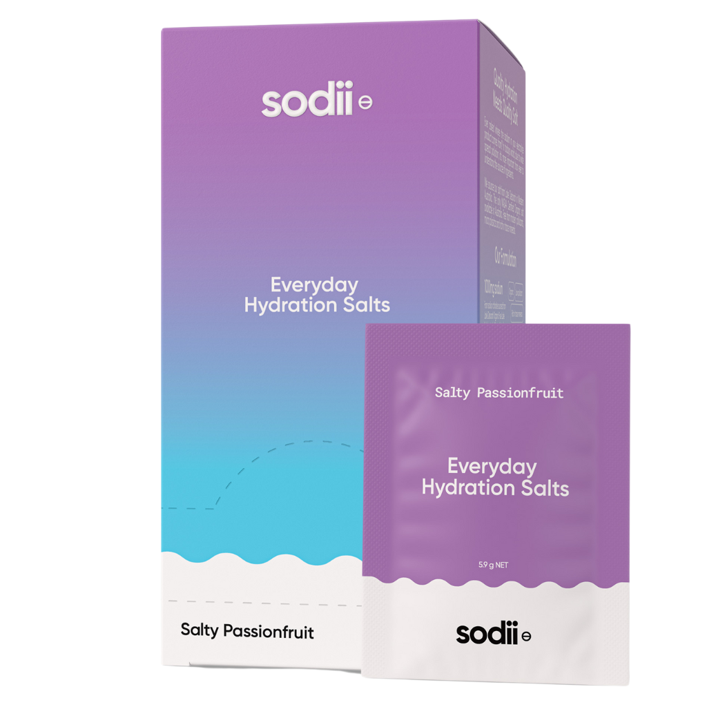 Sodii Everyday Hydration Salts - 30 Sachets - Salty Passionfruit NZ ...