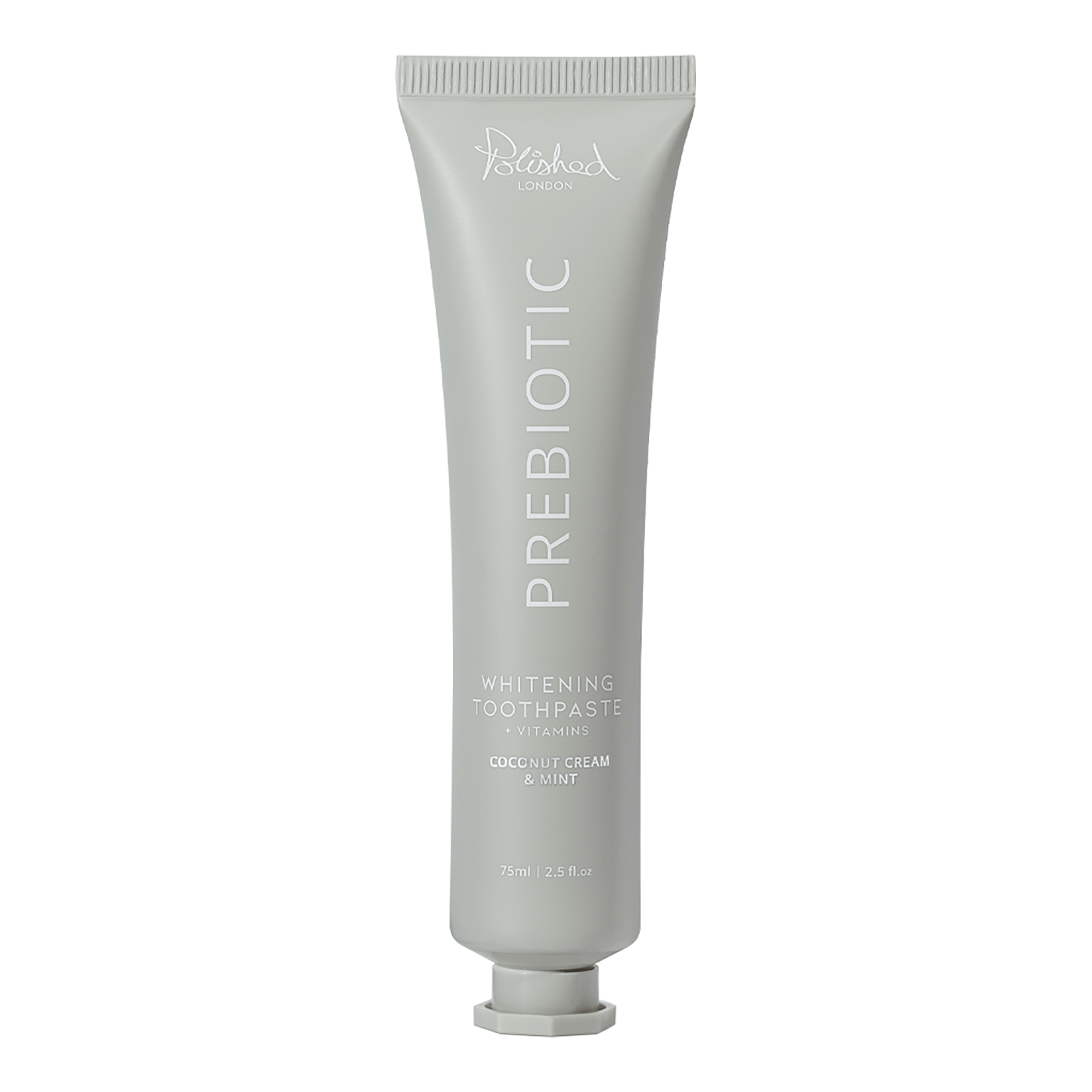 Polished London Prebiotic Whitening Toothpaste - Coconut Cream & Mint ...