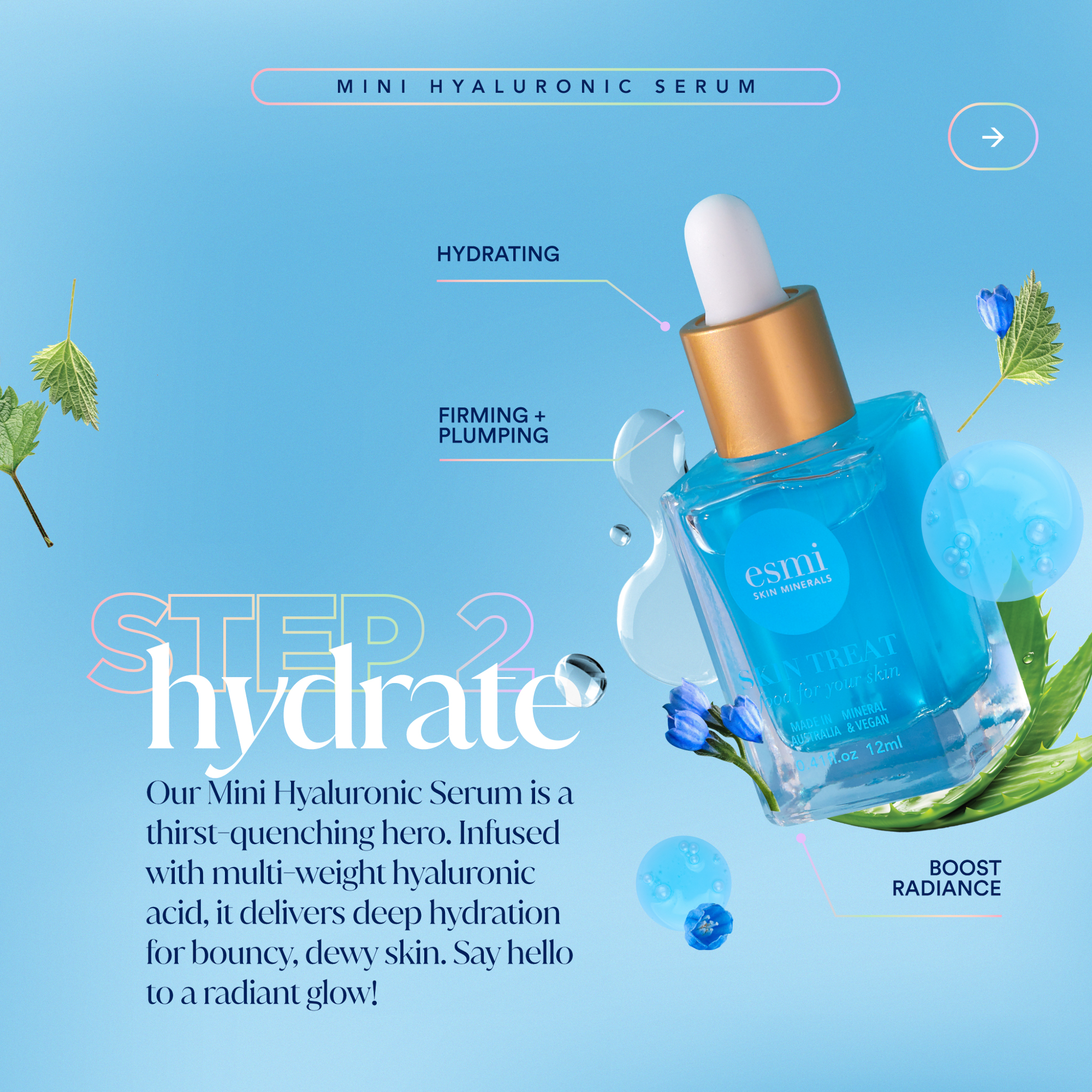 Esmi Skin Minerals Hydrating Heroes Starter Set NZ | Adore Beauty