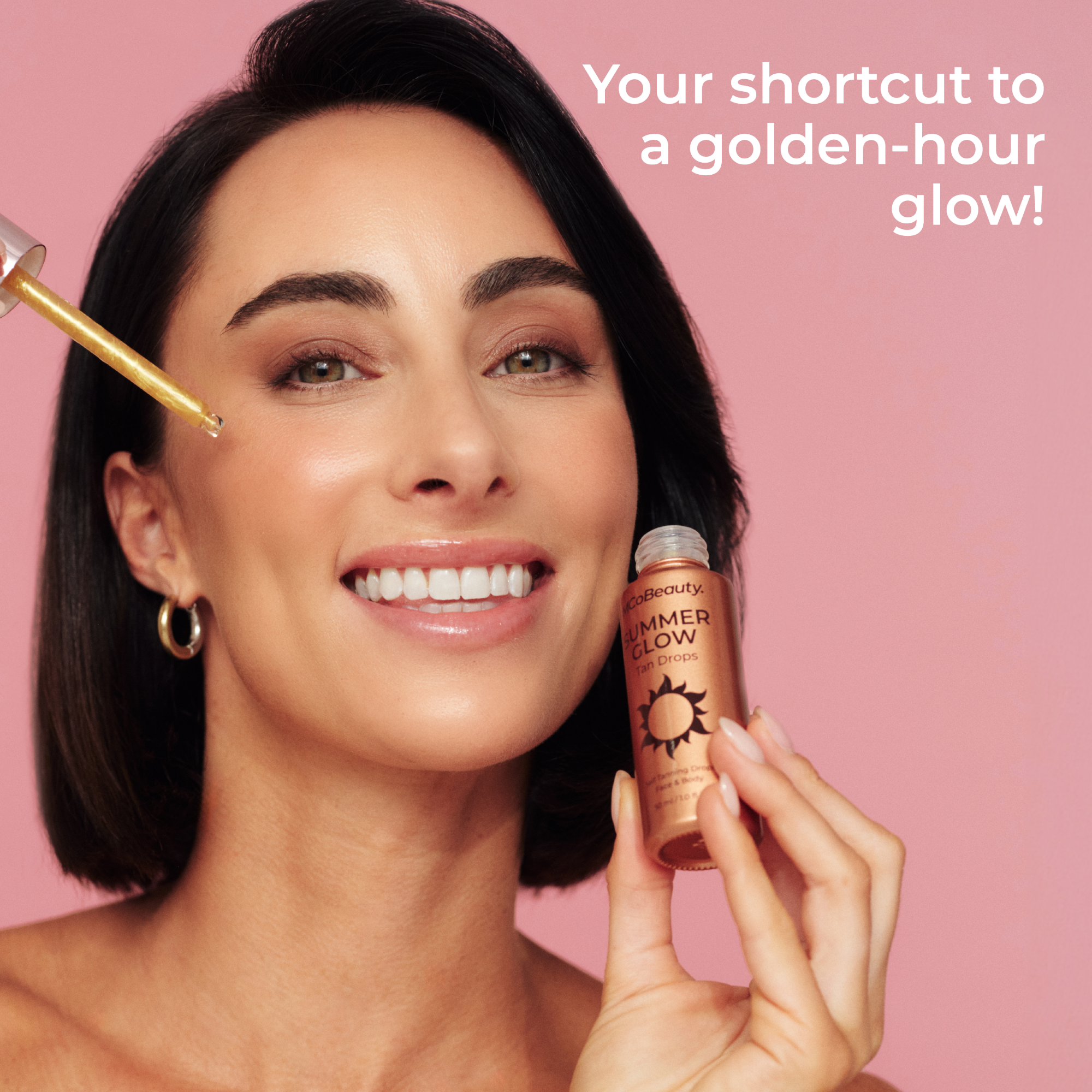 MCo Beauty Summer Glow Tan Drops Medium NZ | Adore Beauty