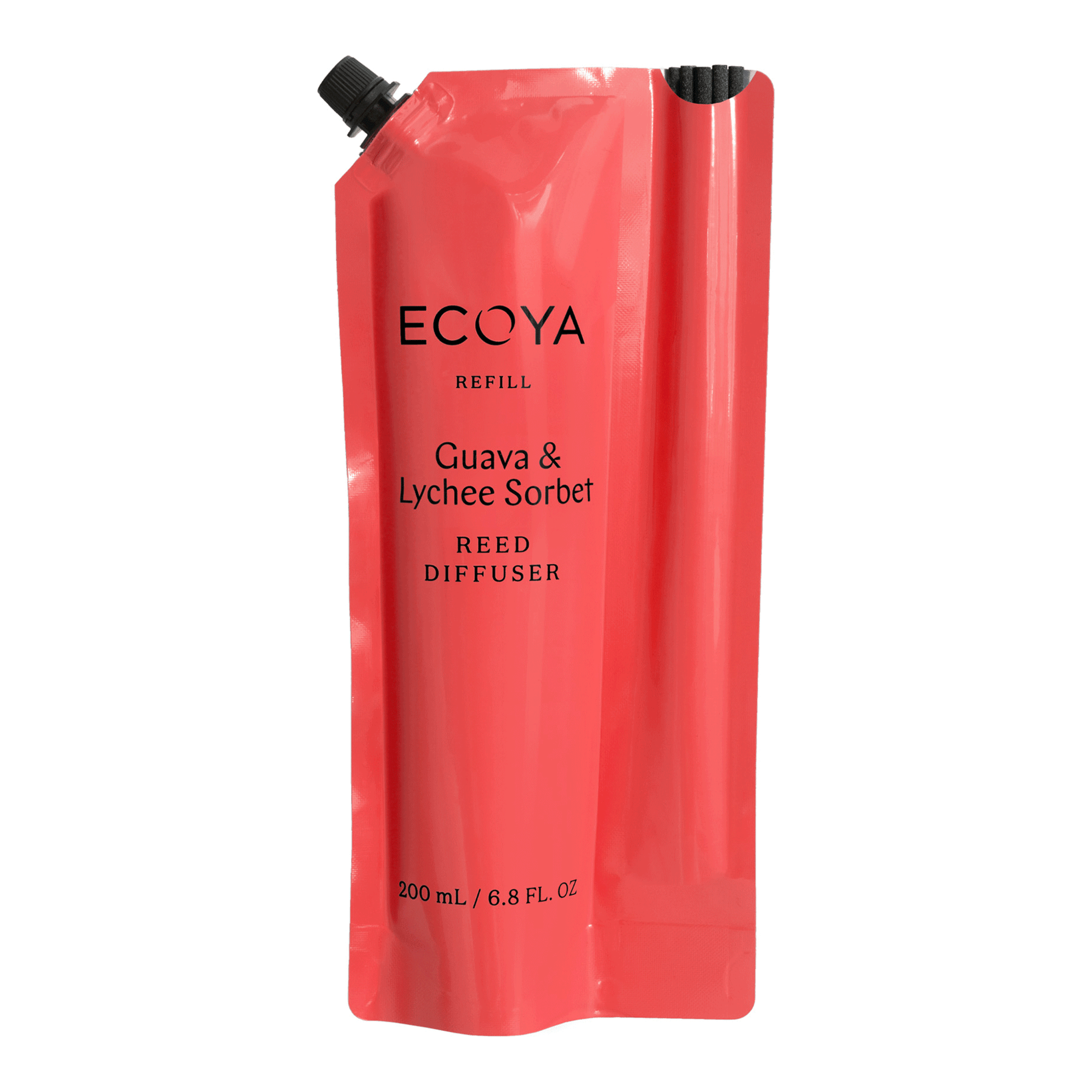 ECOYA Reed Diffuser Refill Guava & Lychee Sorbet 200ml NZ | Adore Beauty