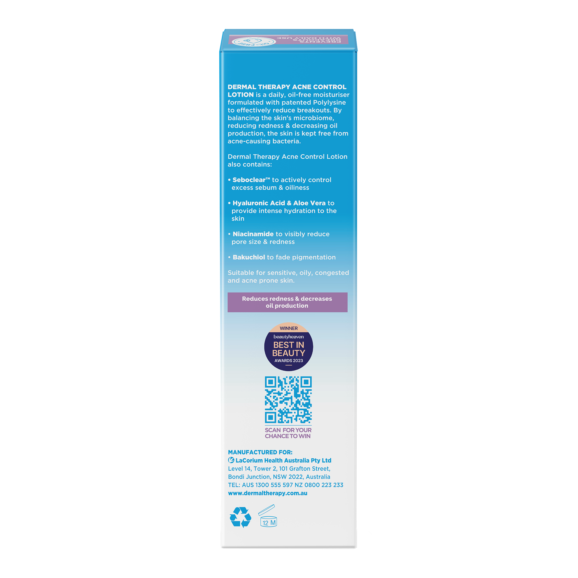 Dermal Therapy Acne Control Lotion NZ | Adore Beauty