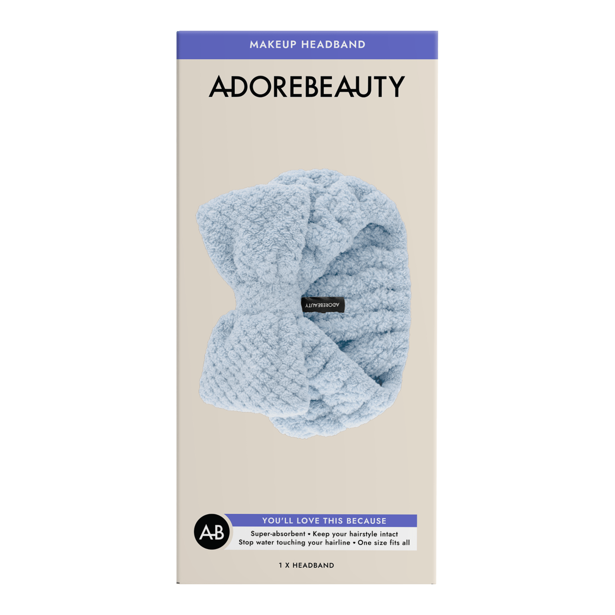 Adore Beauty Makeup Headband - Blue NZ | Adore Beauty