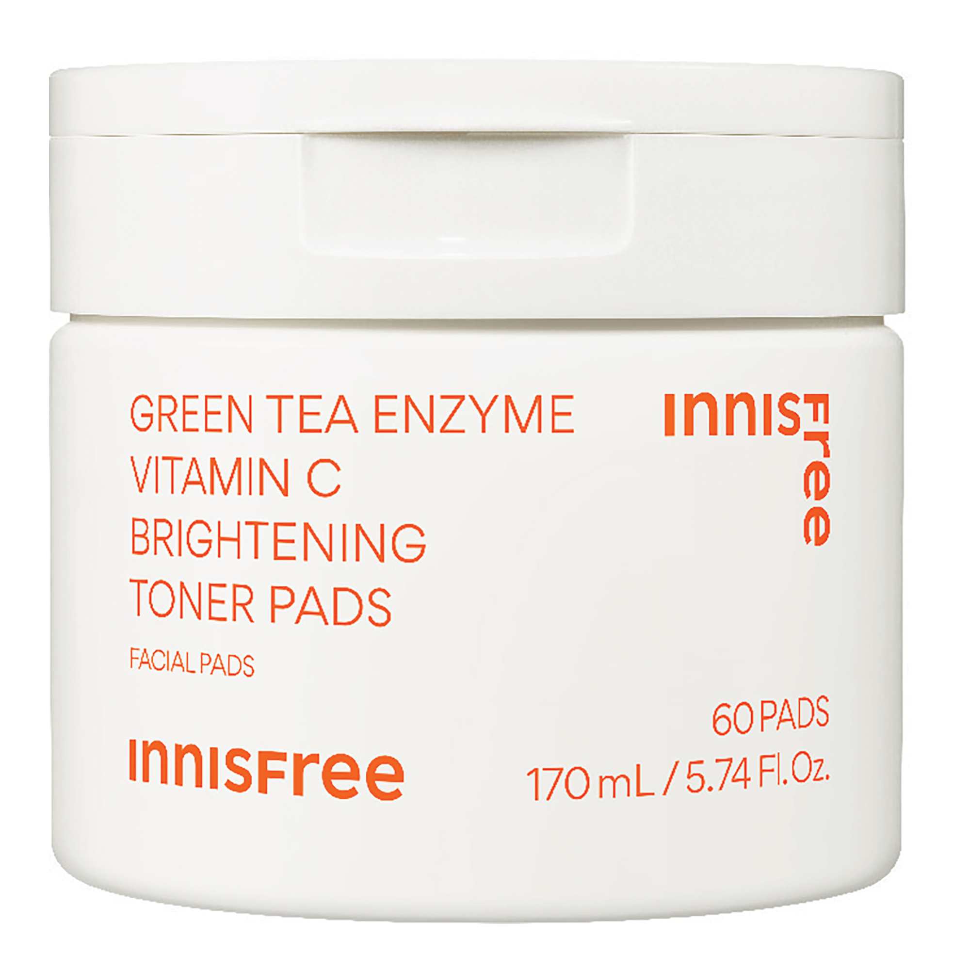 INNISFREE Green Tea Enzyme Vitamin C Brightening Toner Pad 60ea NZ ...