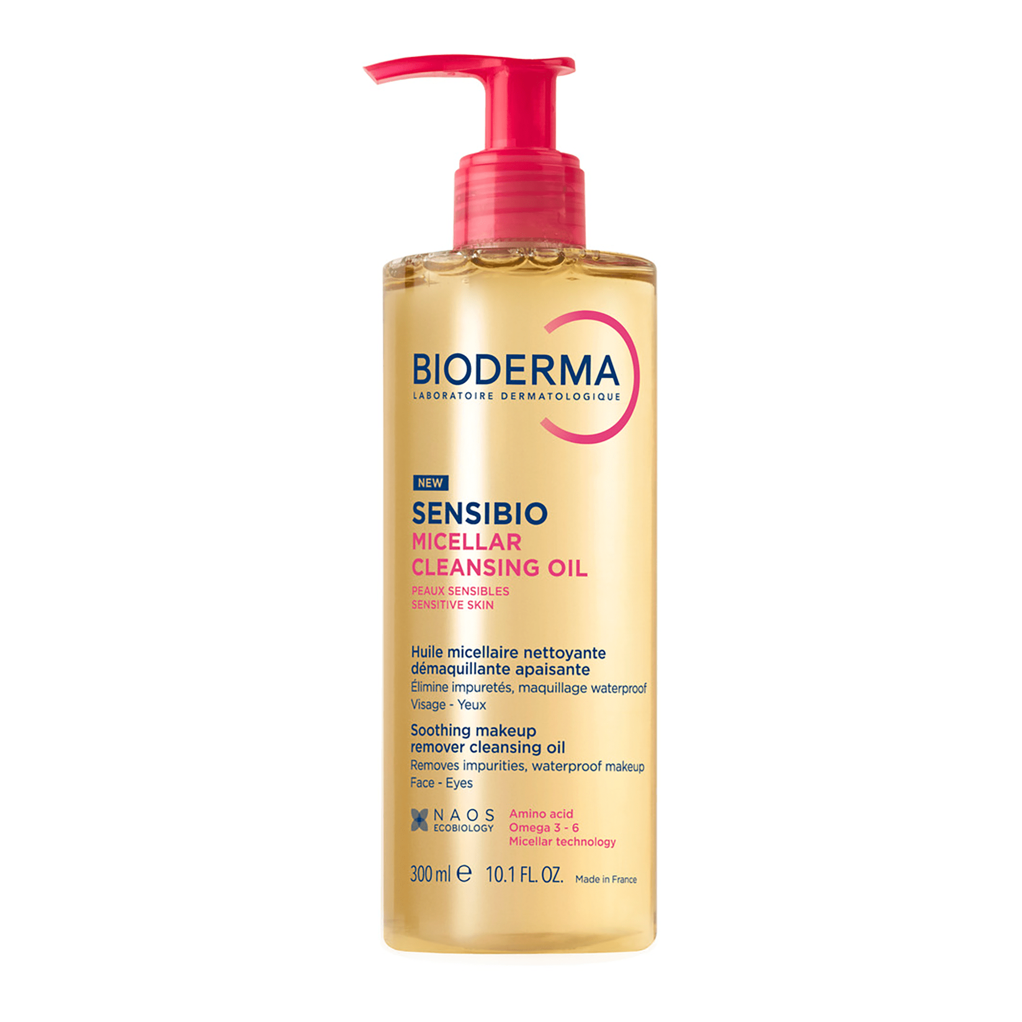 BIODERMA Sensibio Micellar Cleansing Oil Makeup Remover for Sensitive ...