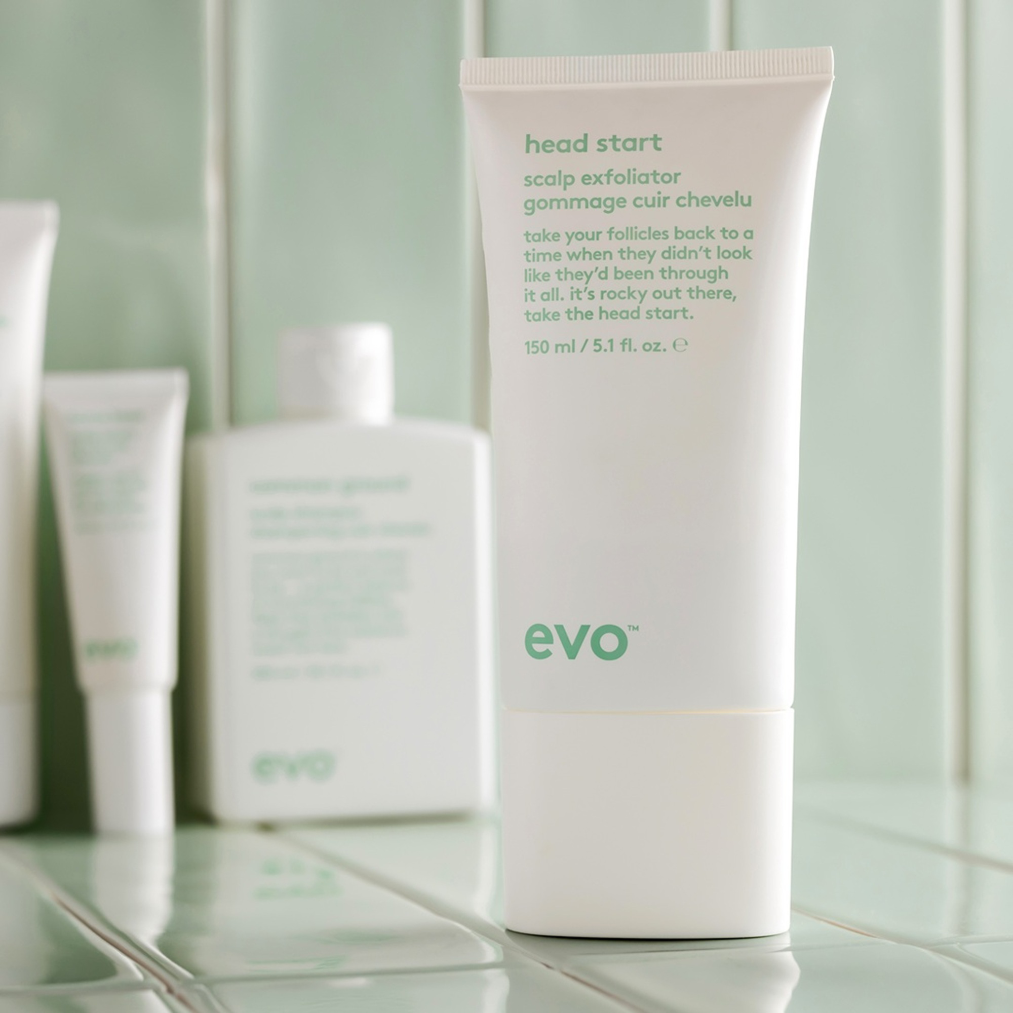 evo head start scalp exfoliator 150ml NZ | Adore Beauty