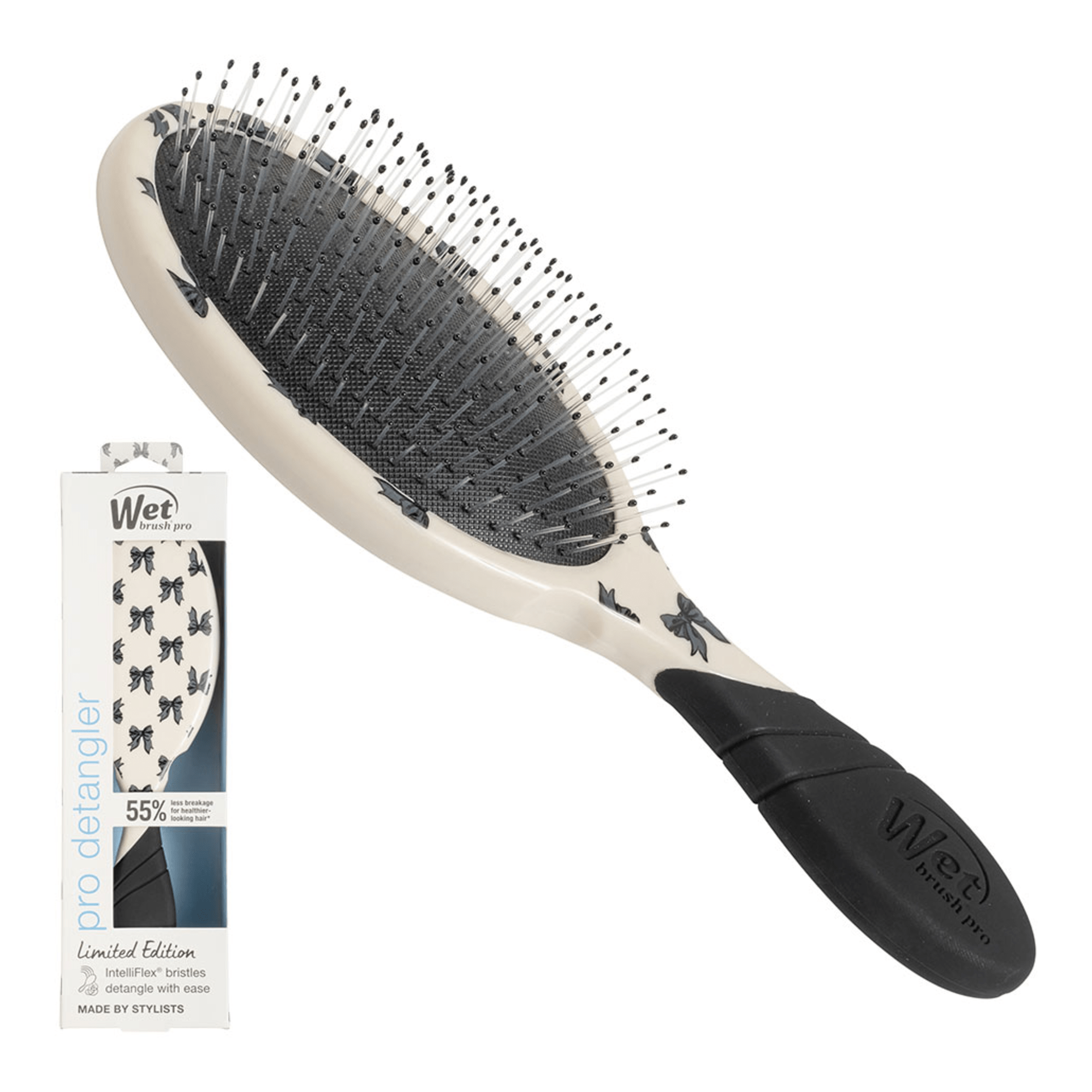 The Wet Brush Pro Bows on Bows - Black NZ | Adore Beauty