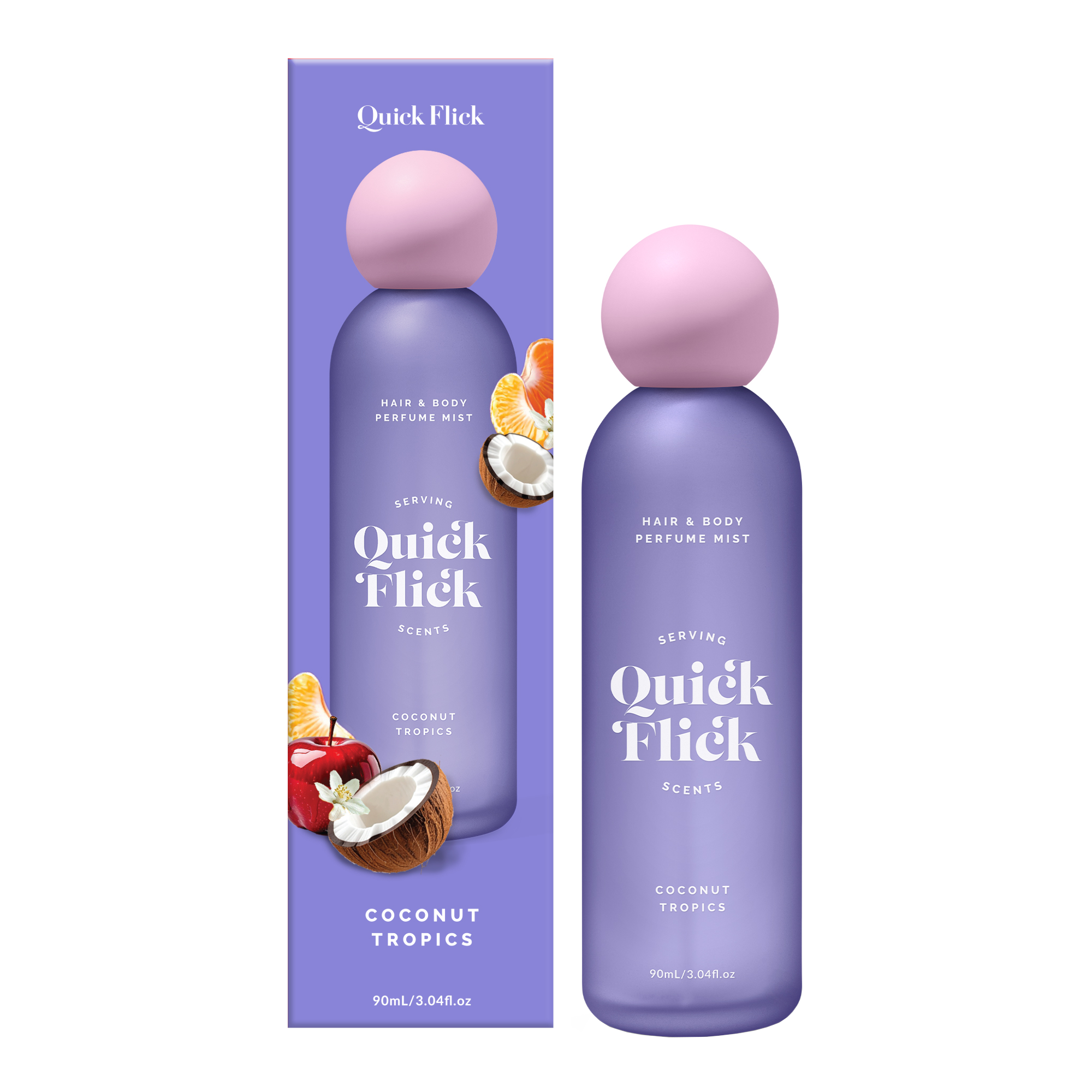 The Quick Flick Serving Scents Hair And Body Mist - Coconut Tropics NZ ...