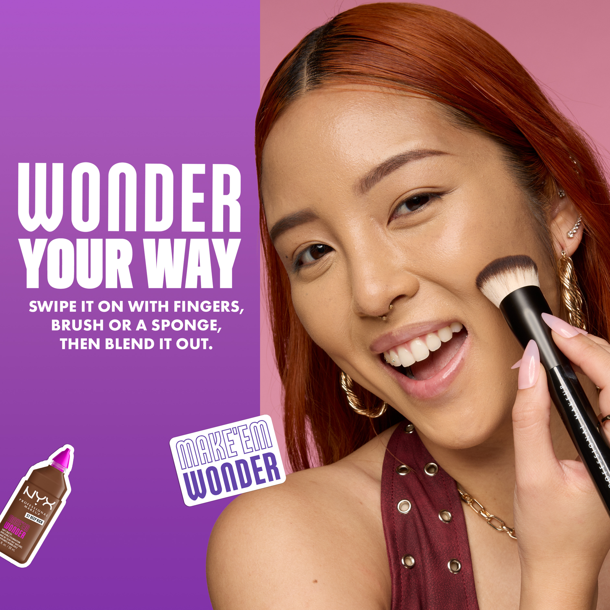 NYX Professional Makeup Make 'Em Wonder Foundation NZ | Adore Beauty