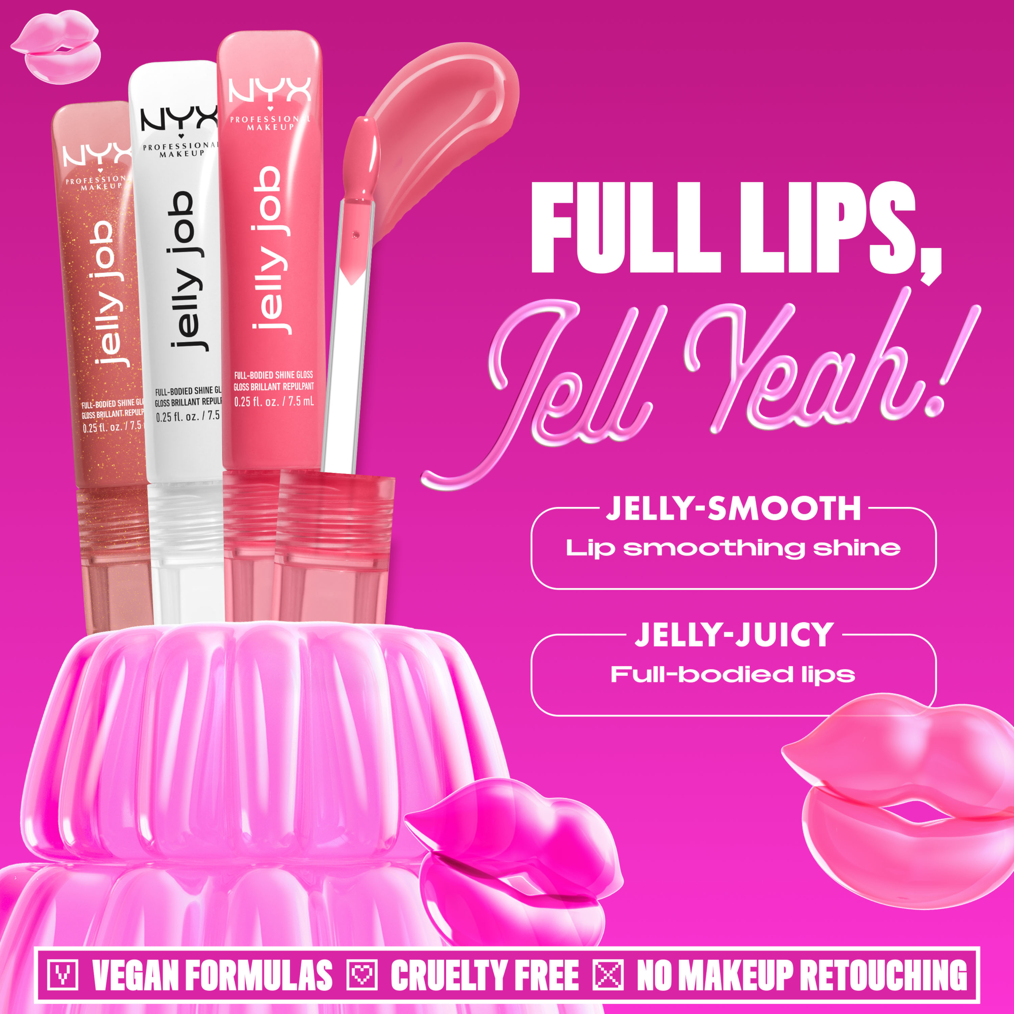 NYX Professional Makeup Jelly Job Lip Gloss NZ | Adore Beauty